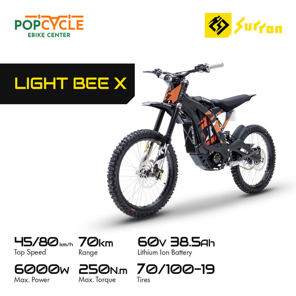 Surron Light Bee X – Popcycle Ebike Center